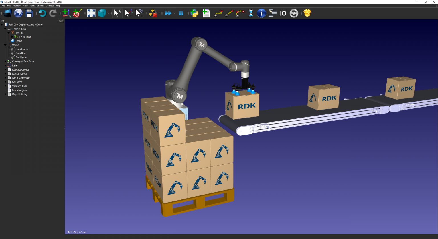 Robodk Simulation And Offline Programming Software For Tm Techman Robot